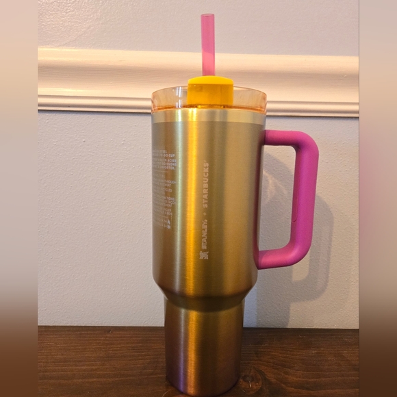 Stanley | Dining | Stanley X Starbucks 4oz Tumbler Purple Gold Gradient ...